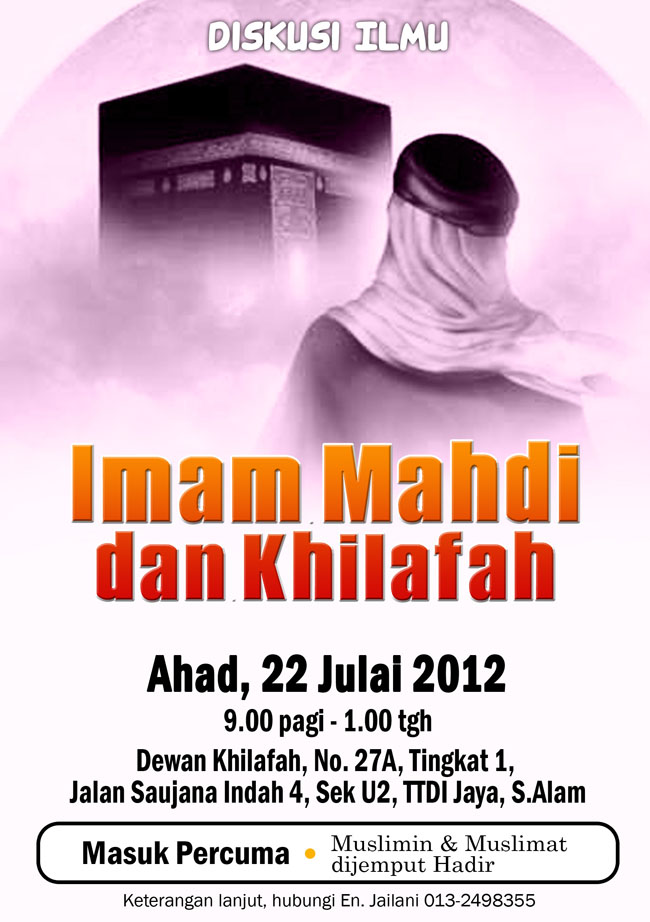 DISKUSI ILMU: Imam Mahadi dan Khilafah – Hizbut Tahrir Malaysia